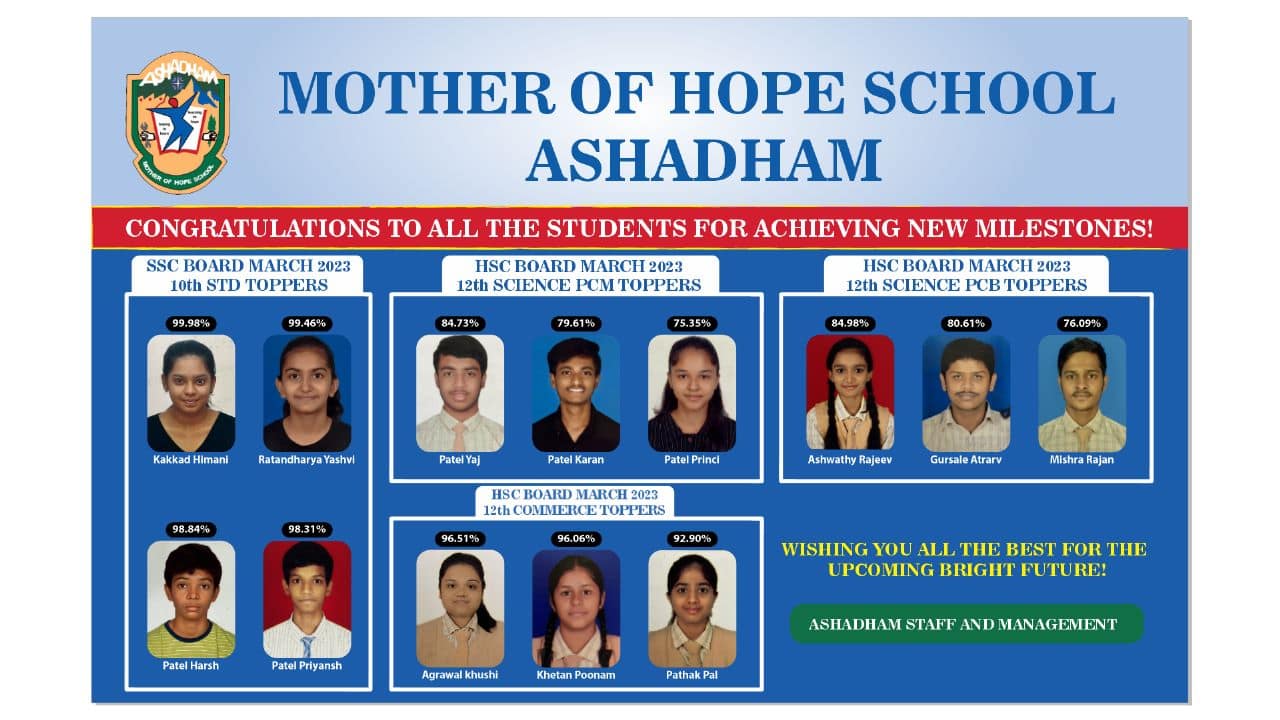 Mother of Hope School – Ashadham Vapi